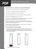 Zoom Student Manual | PDF | Tablet Computer | Distance Education