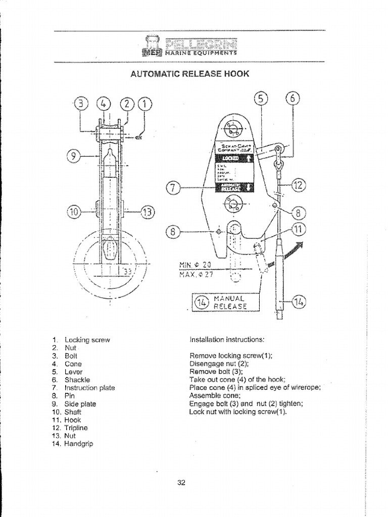 Automatic Release Hook | PDF