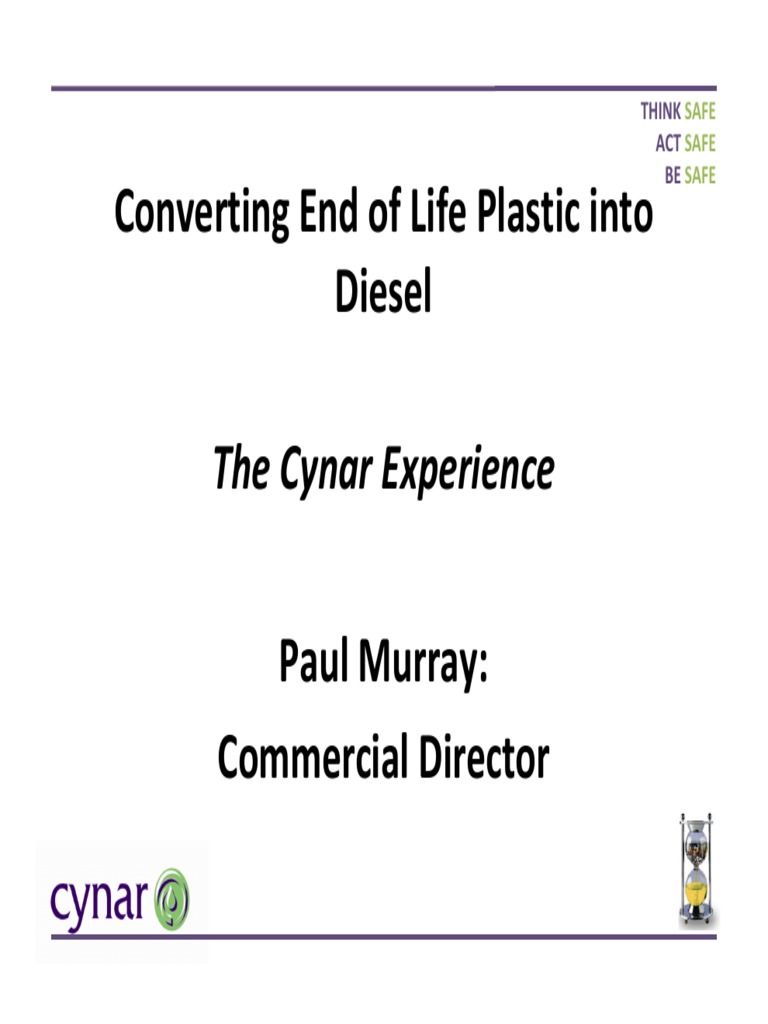 Cynar's Plastic-to-Diesel Innovation | PDF | Plastic | Economies
