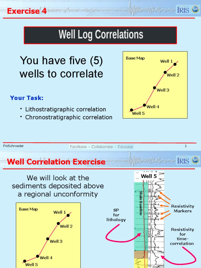 You Have Five (5) Wells To Correlate: Exercise 4 | PDF | Structure Of ...