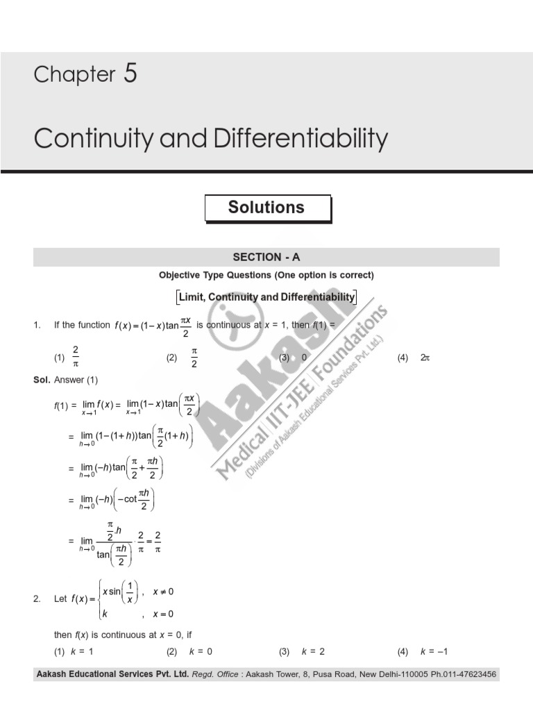 Continuity PDF | PDF | Function (Mathematics) | Derivative