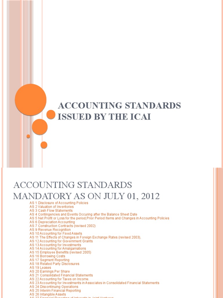 04 Accounting Standards Issued by The ICAI | PDF