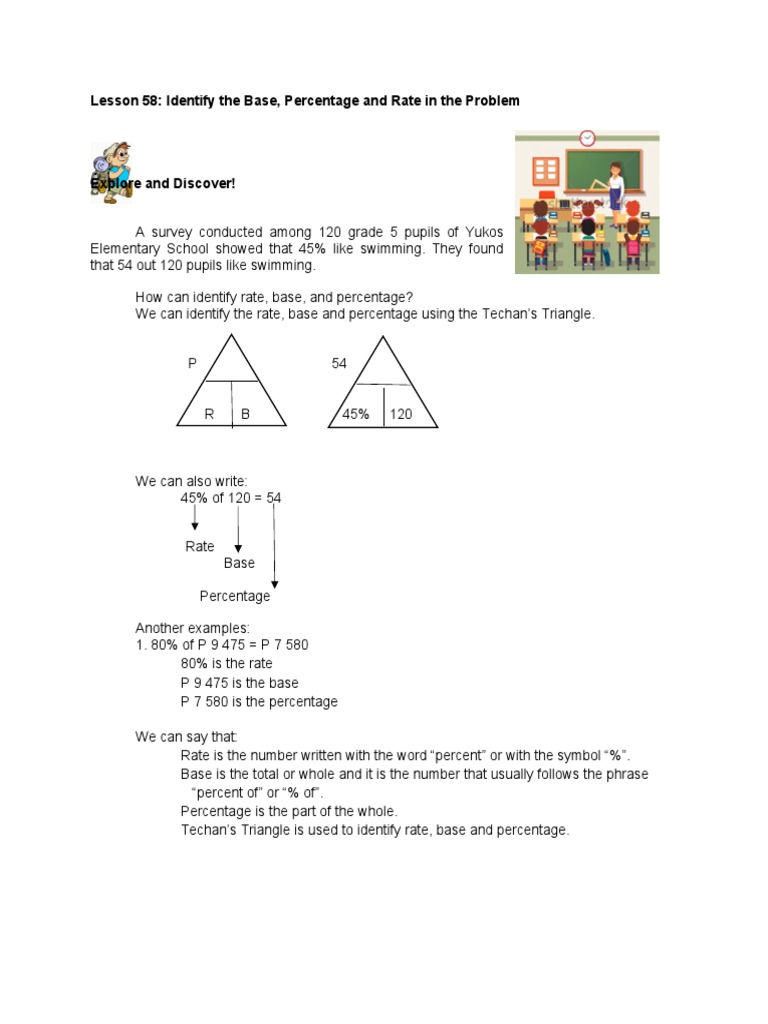 Percent Formula Triangle