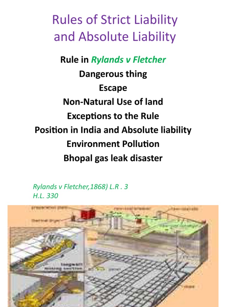 Exceptions to Strict Liability Rules | PDF | Strict Liability | Common Law