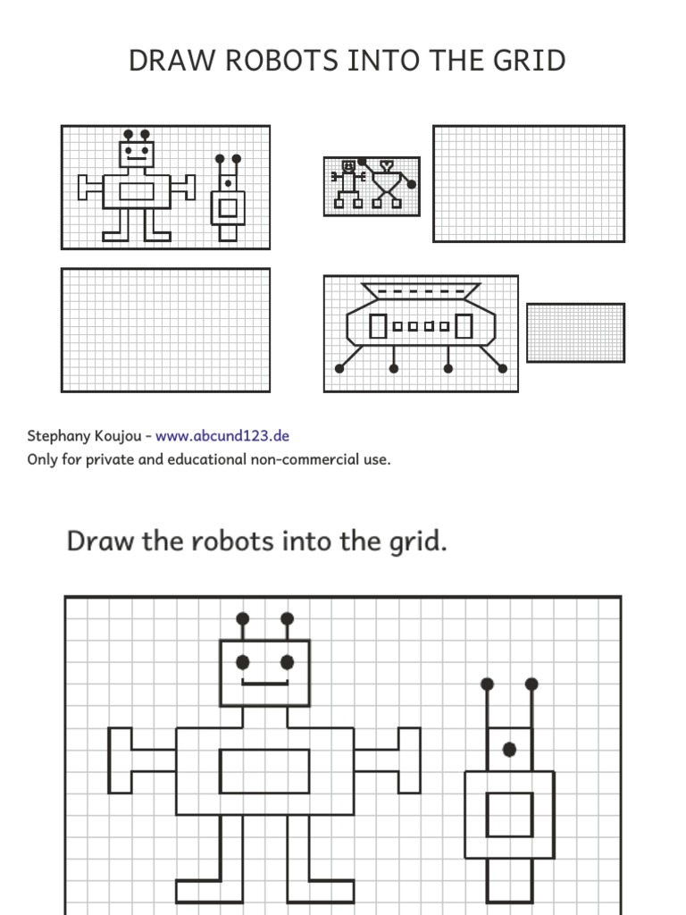 Draw Robots Into The Grid: WWW - Abcund123.de | PDF