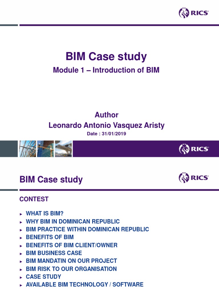 BIM Business Case Module 1 - Leonardo | PDF | Building Information ...