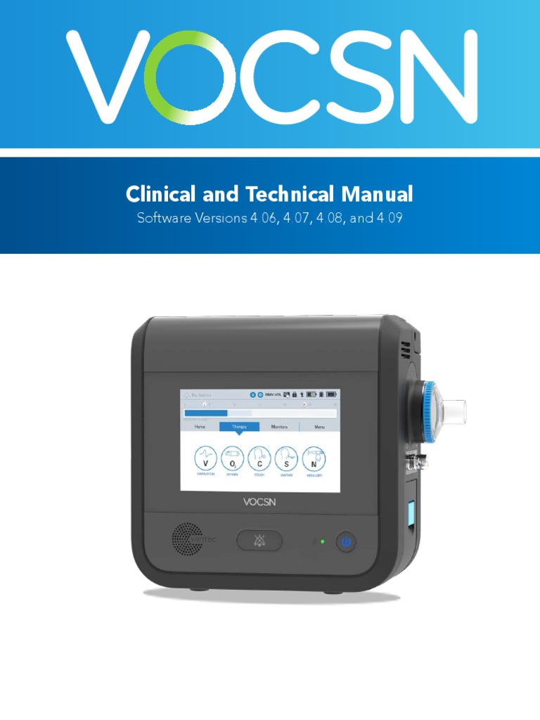 VOCSN Clinical Manual | PDF | Power Supply | Electrical Connector