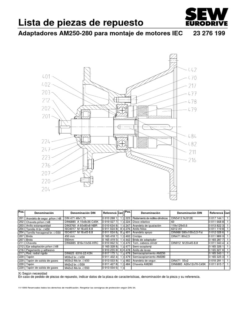 DESPIECE ADAPTADOR REDUCTOR MIXER - 23276199 - Es | PDF | Ingeniería ...