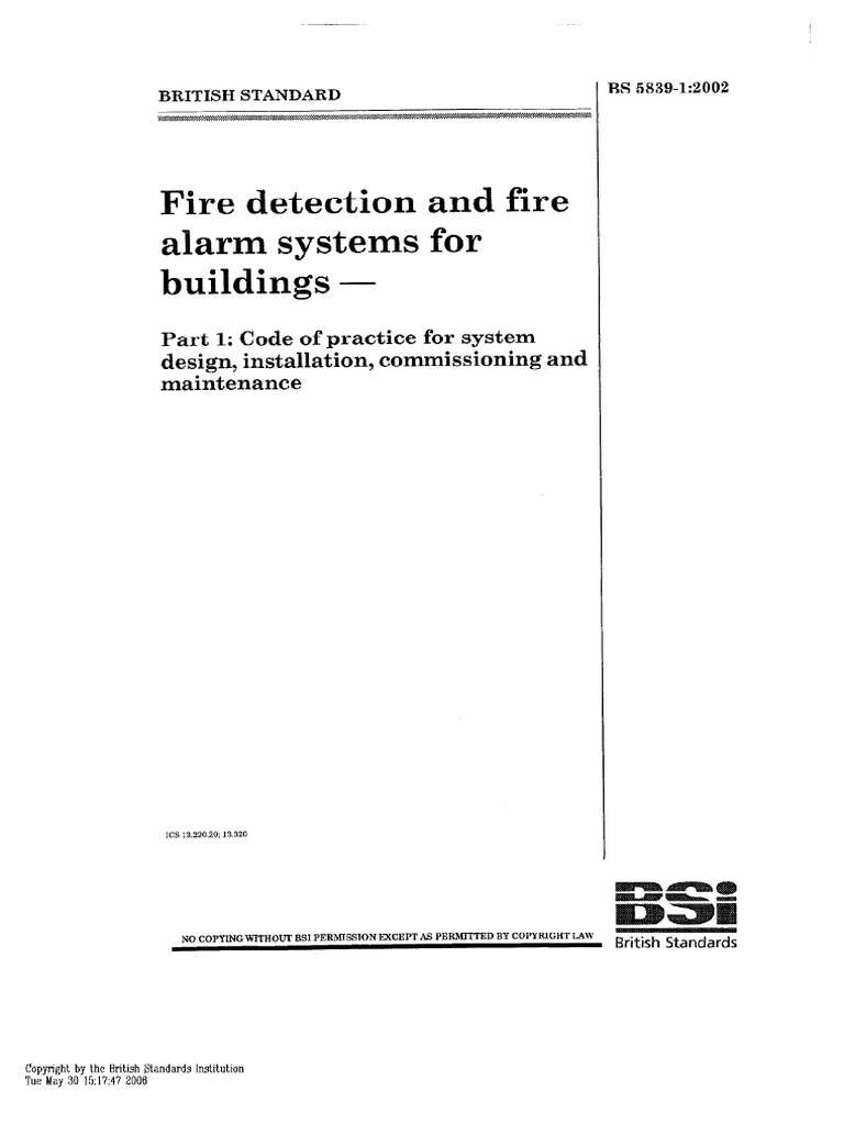 BS 5839 PDF | PDF