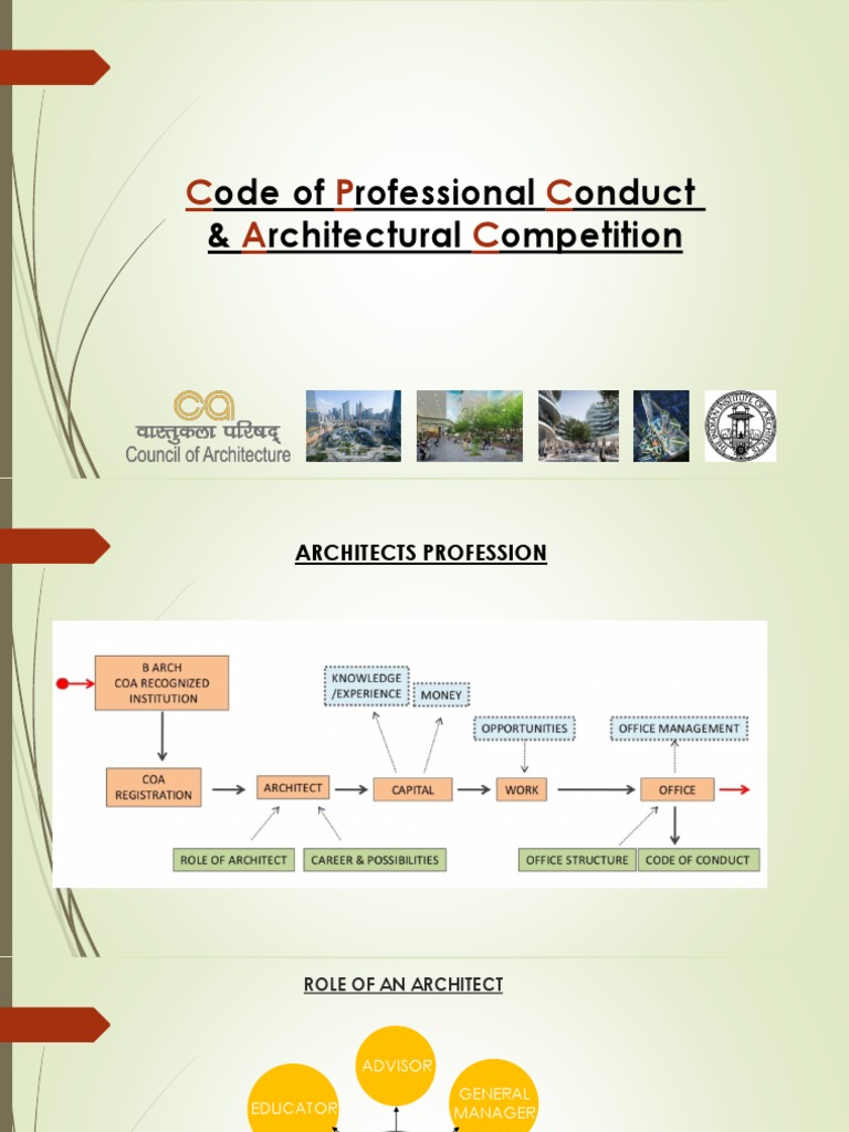Code of Professional Conduct - 1989 | PDF | Architect | Competition