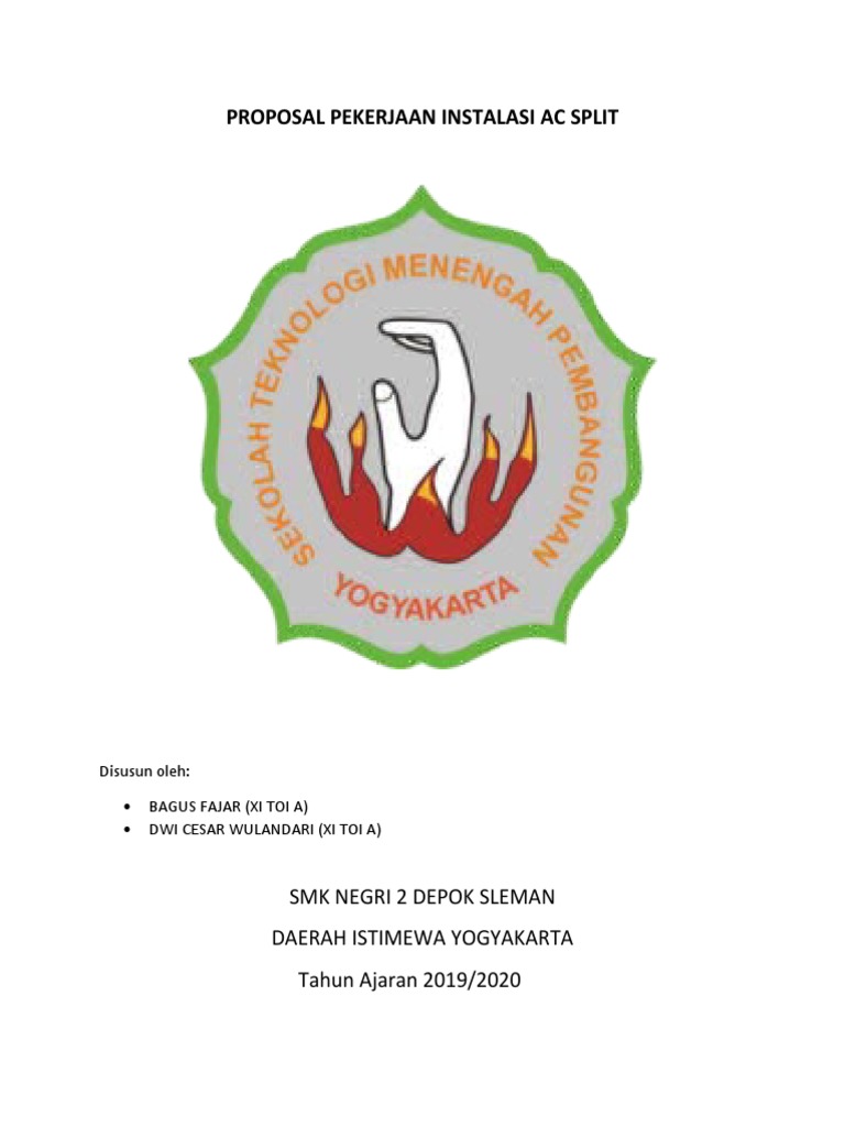 Proposal Pekerjaan Instalasi Ac Split | PDF
