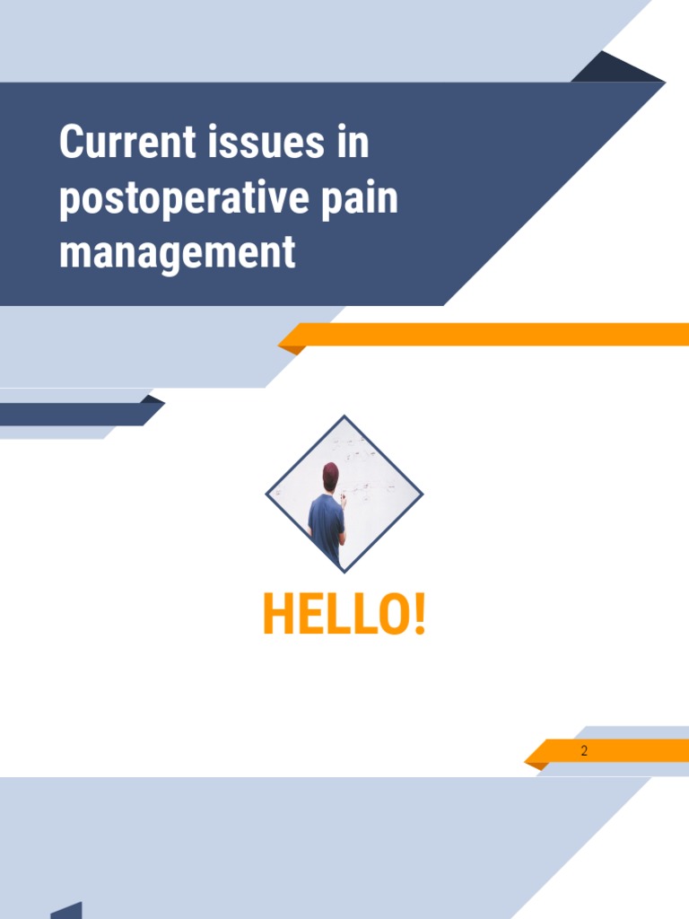 Post Operative Management | PDF | Pain Management | Analgesic