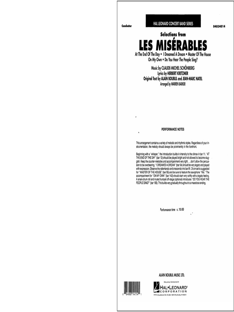 Les Miserables | PDF
