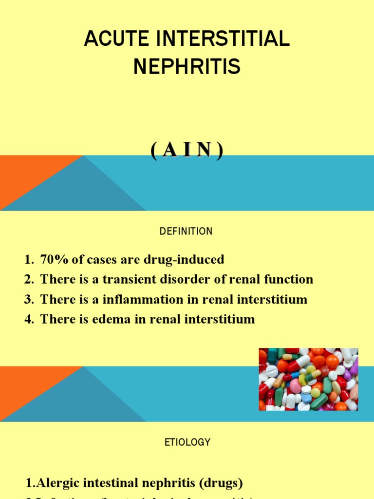 Acute Interstitial Nephritis Overview | PDF | Kidney Disease | Rtt