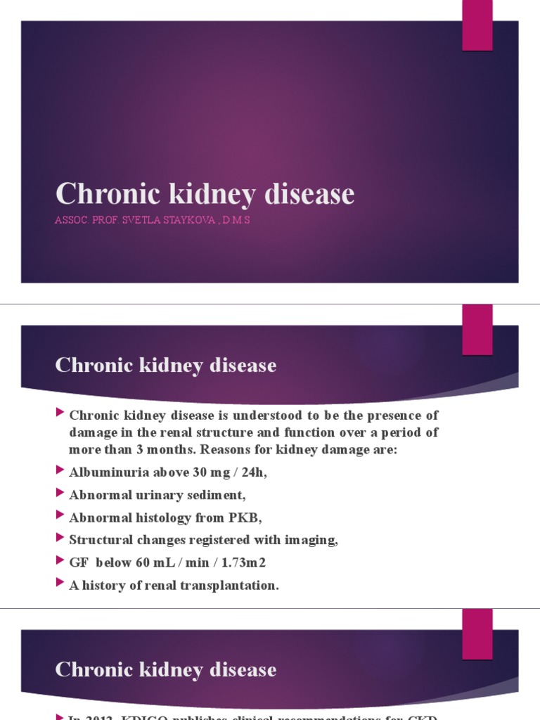 Chronic Kidney Disease | PDF | Chronic Kidney Disease | Hemodialysis