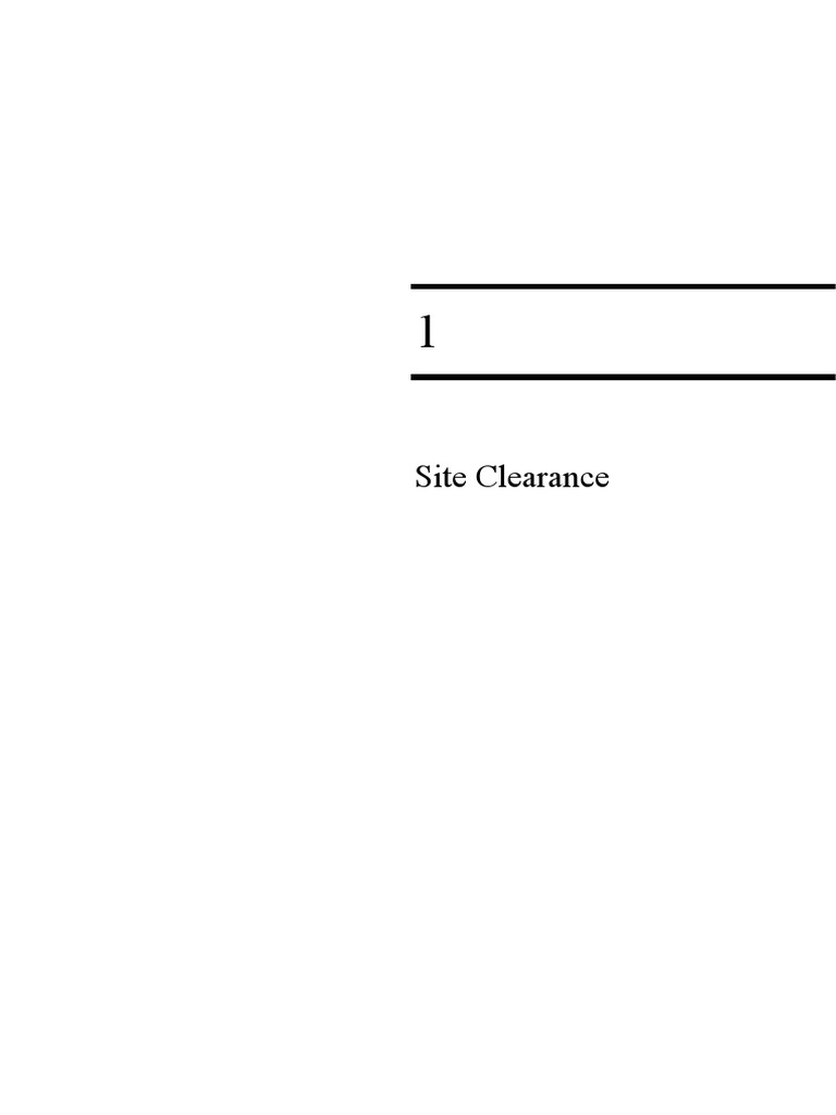Site Preparation and Demolition: Guidelines for Clearing, Grubbing, and ...