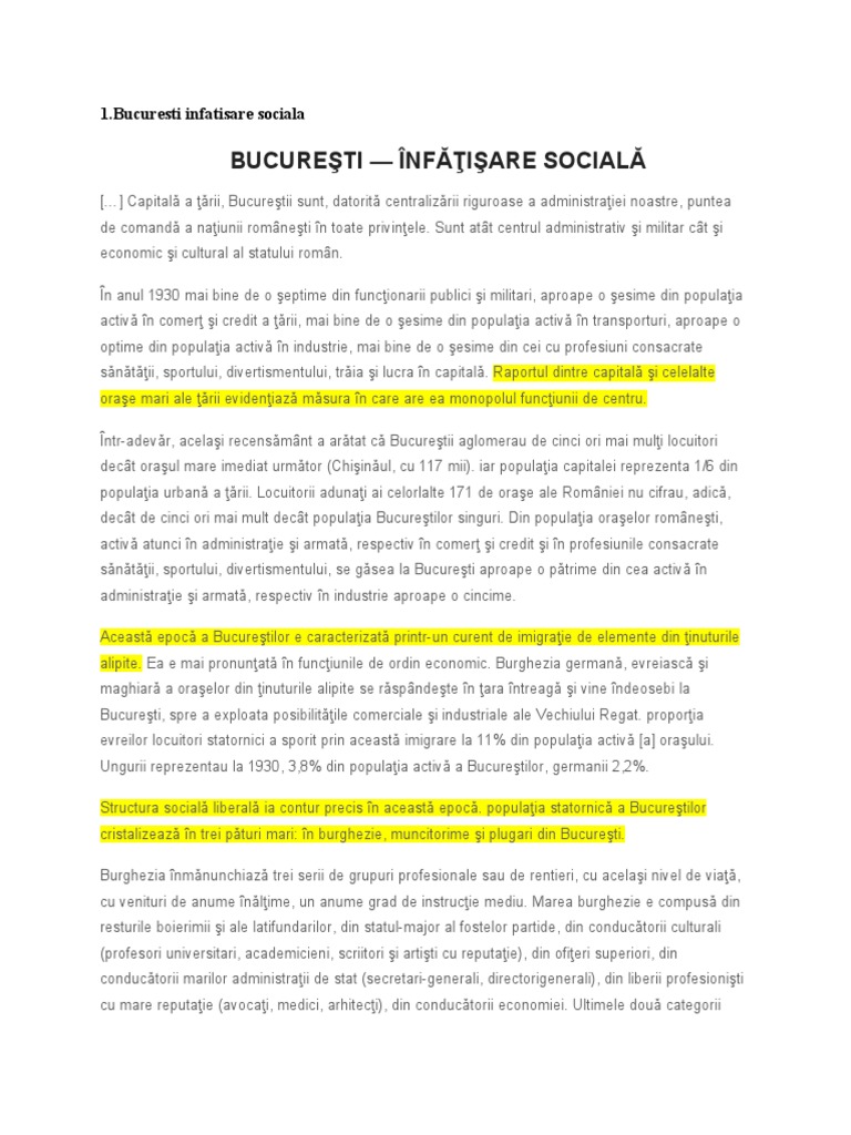 Bucuresti Infatisarea | PDF