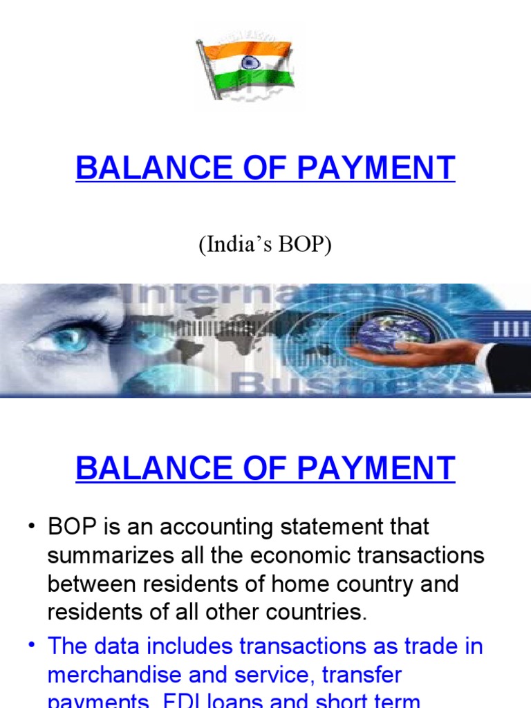 Balance of Payment: (India's BOP) | PDF | Balance Of Payments ...