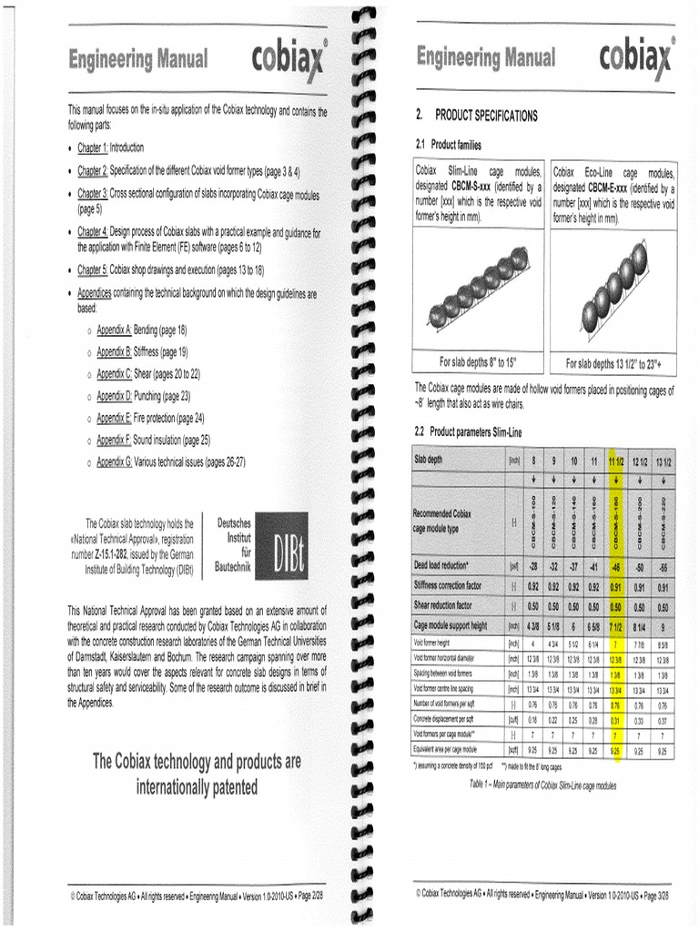 Cobiax Engineering Manual | PDF