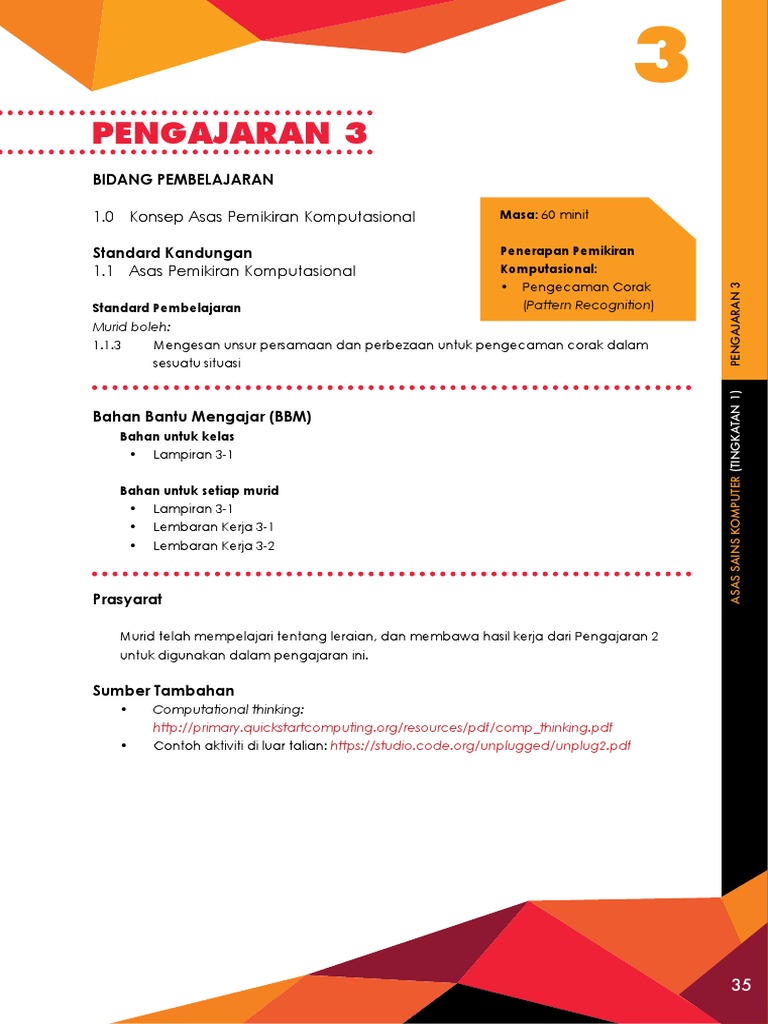 RPH Pengecaman Corak | PDF