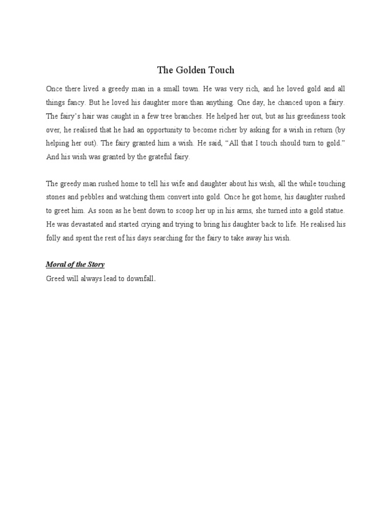The Golden Touch | PDF
