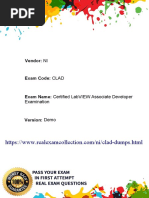 CLAD Sample Exam for LabVIEW Certification | PDF | Control Flow | Test ...