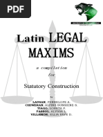 Legal Latin Terms and Their Meanings | PDF | Jargon | Legal Concepts