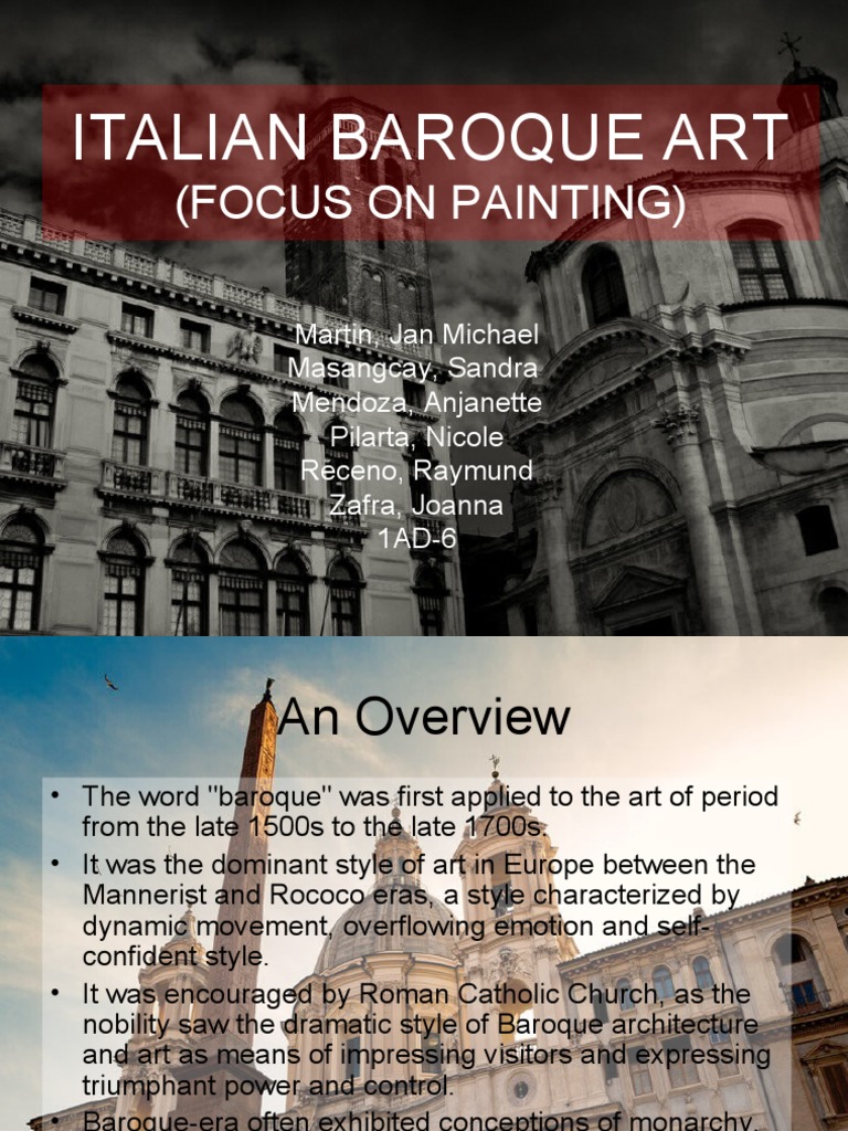 Italian Baroque Painting | PDF | Museology | Baroque Art