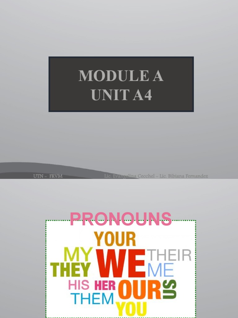 A4 Review of Pronouns - Reflexive Pronouns - Relative Pronouns and ...