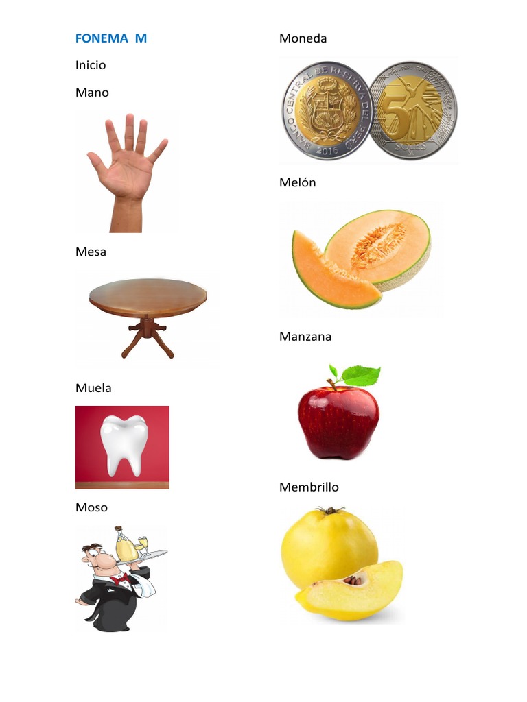 Fonema M | PDF
