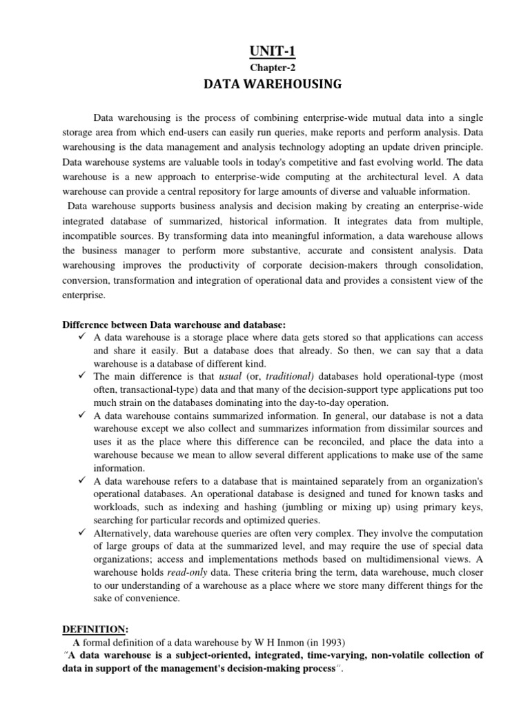 Data Warehousing for Business Analysts | PDF | Data Warehouse | Metadata