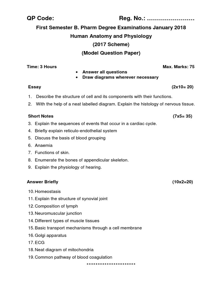 QP Code: Reg. No. | Download Free PDF | Titration | Chemistry
