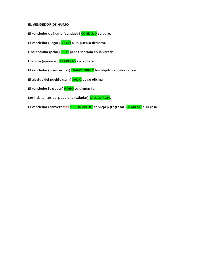 El Vendedor de Humo | PDF