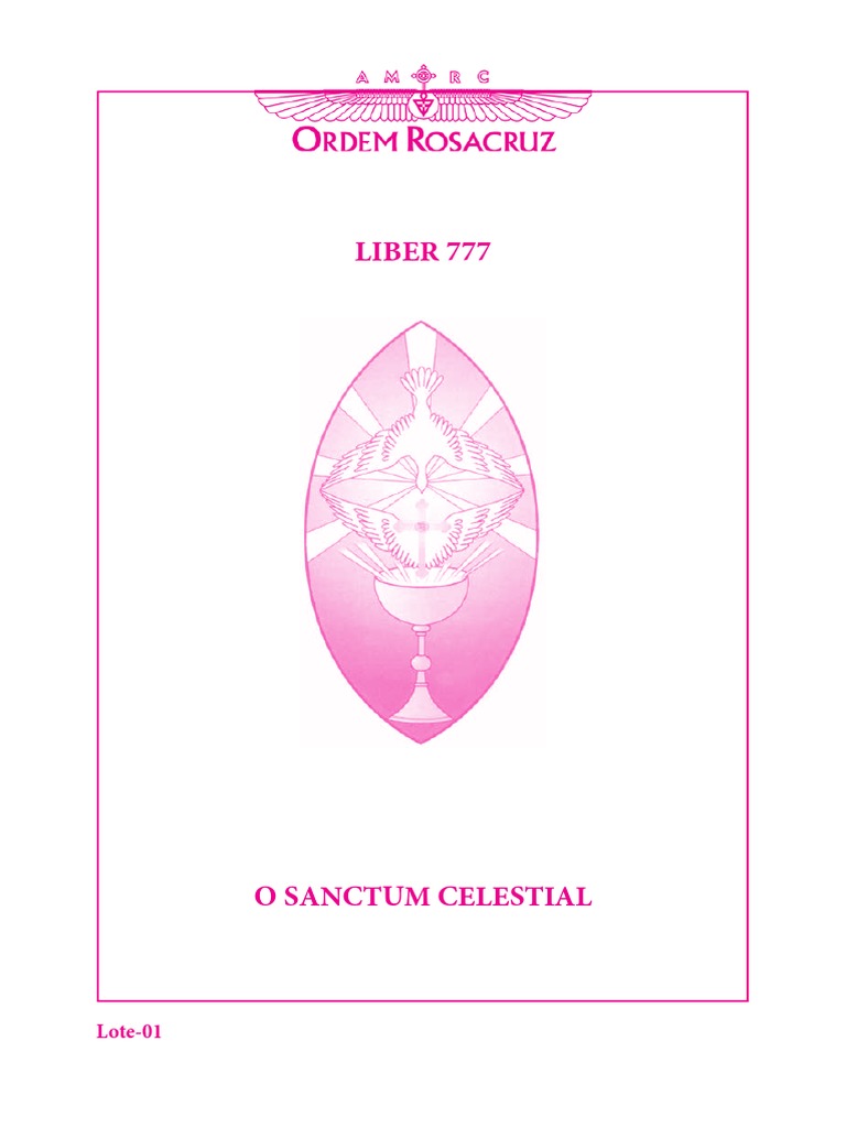 Liber 777 - O Sanctum Celestial PDF | PDF | Rosacrucianismo | Humano