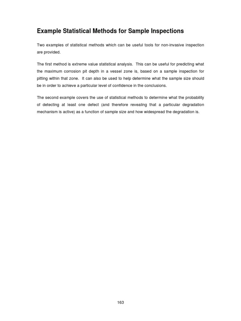 Example Statistical Methods For Sample Inspections | PDF | Probability ...
