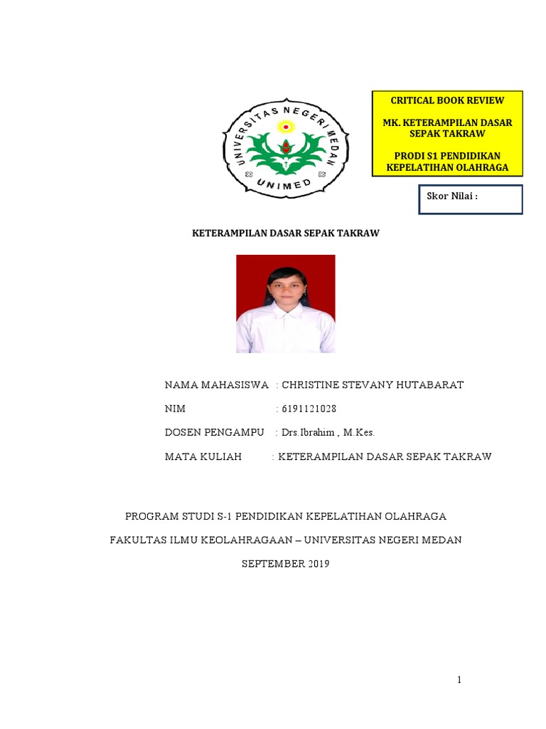 CBR Sepak Takraw Christine Stevany | PDF