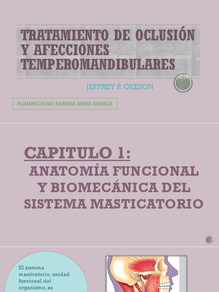 Tratamiento de Oclusión y ATM en Odontología | PDF | Cráneo | Articulación