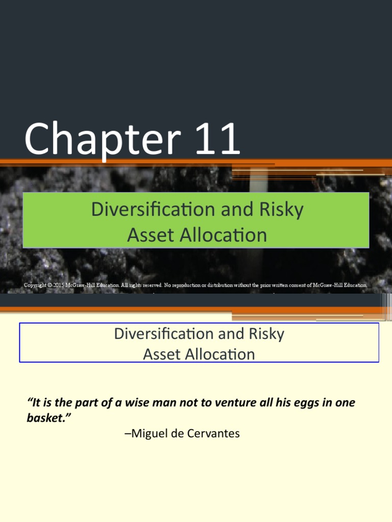 Diversification and Risky Asset Allocation | PDF | Diversification ...