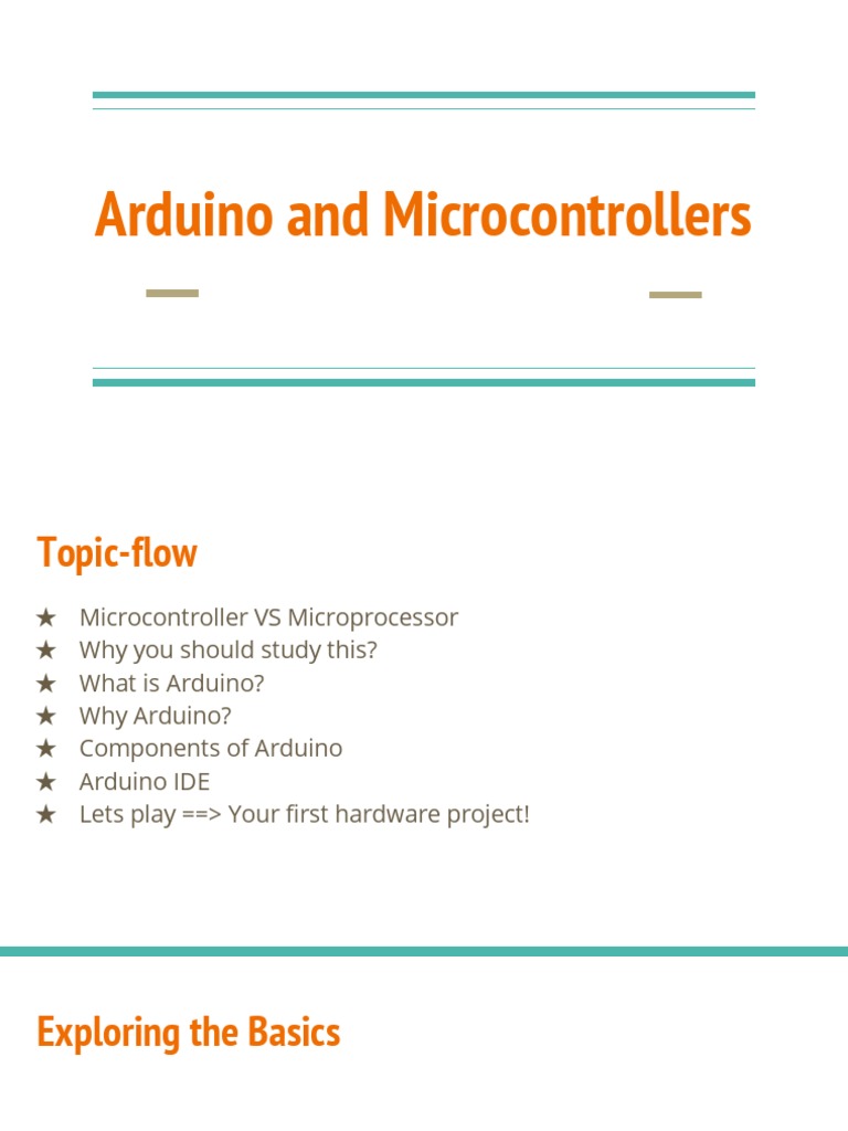 Arduino and Microcontrollers PDF | PDF | Arduino | Integrated Development Environment