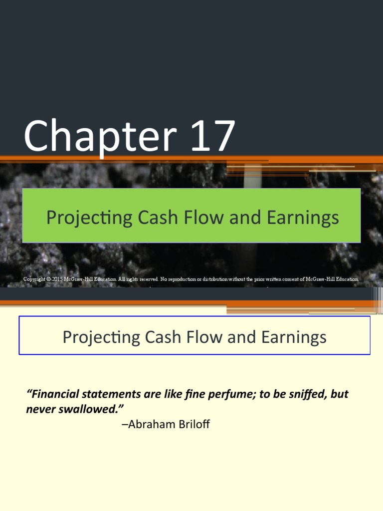 Projecting Cash Flow and Earnings | PDF | Balance Sheet | Retained Earnings