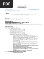 CV Deped Sample | PDF | Teachers | Classroom