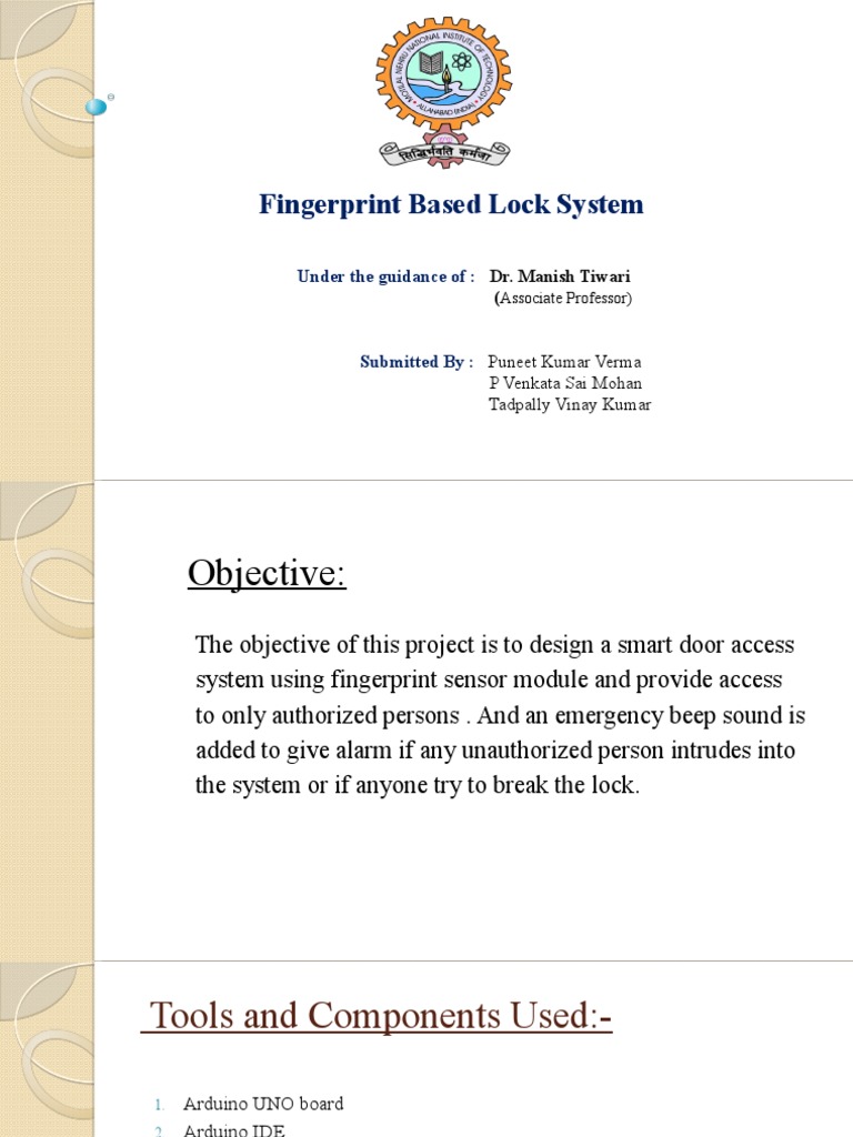 8th Sem 1st | PDF | Fingerprint | Arduino