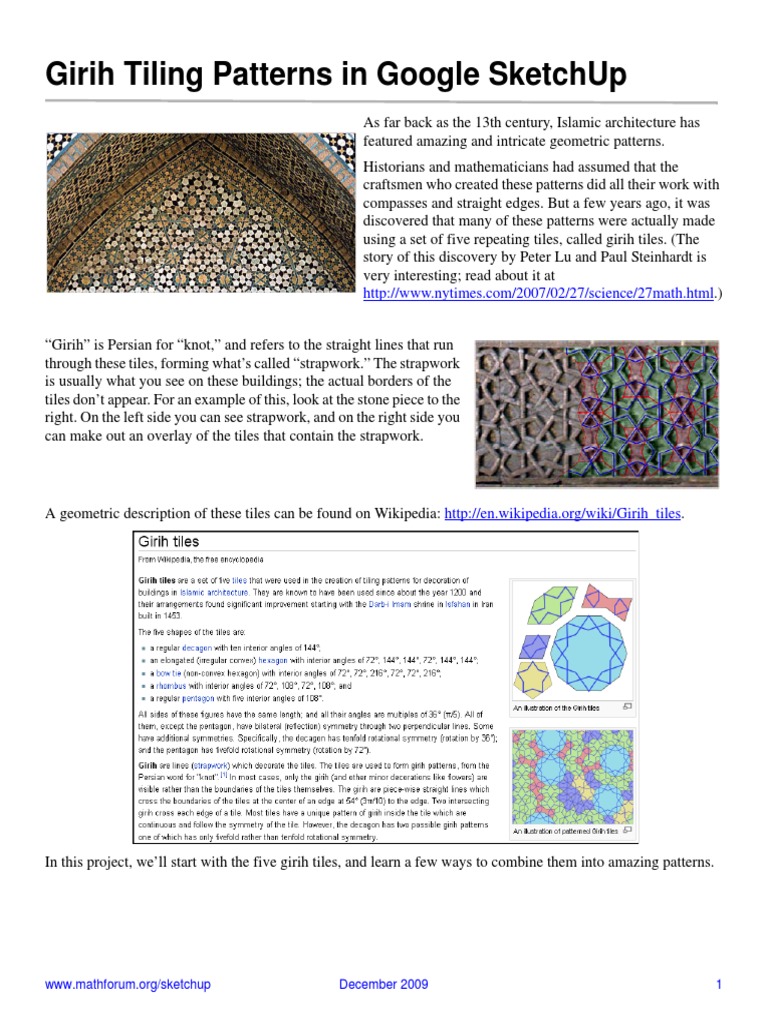 Explore Intricate Islamic Geometric Patterns Using Girih Tiles in ...