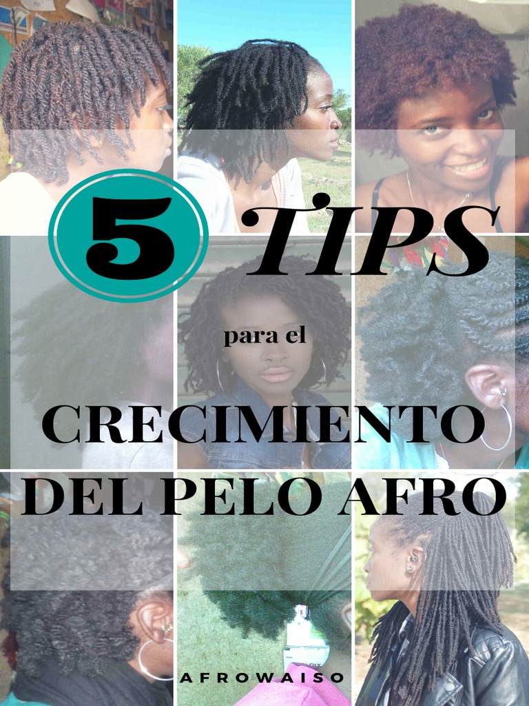 Ebook 5 Tips Crecimiento Pelo Afro PDF | PDF | Cabello Afro Texturizado ...