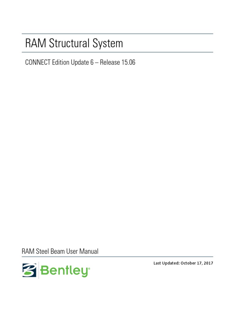 Steel Beam Design As Per LRFD Method With Ram Structural System | PDF ...