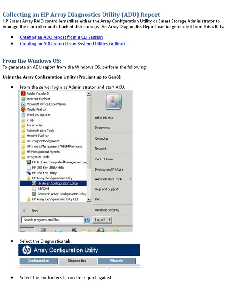 HP SmartArray For Proliant From Windows Server | PDF | Computer Engineering | Computing Platforms