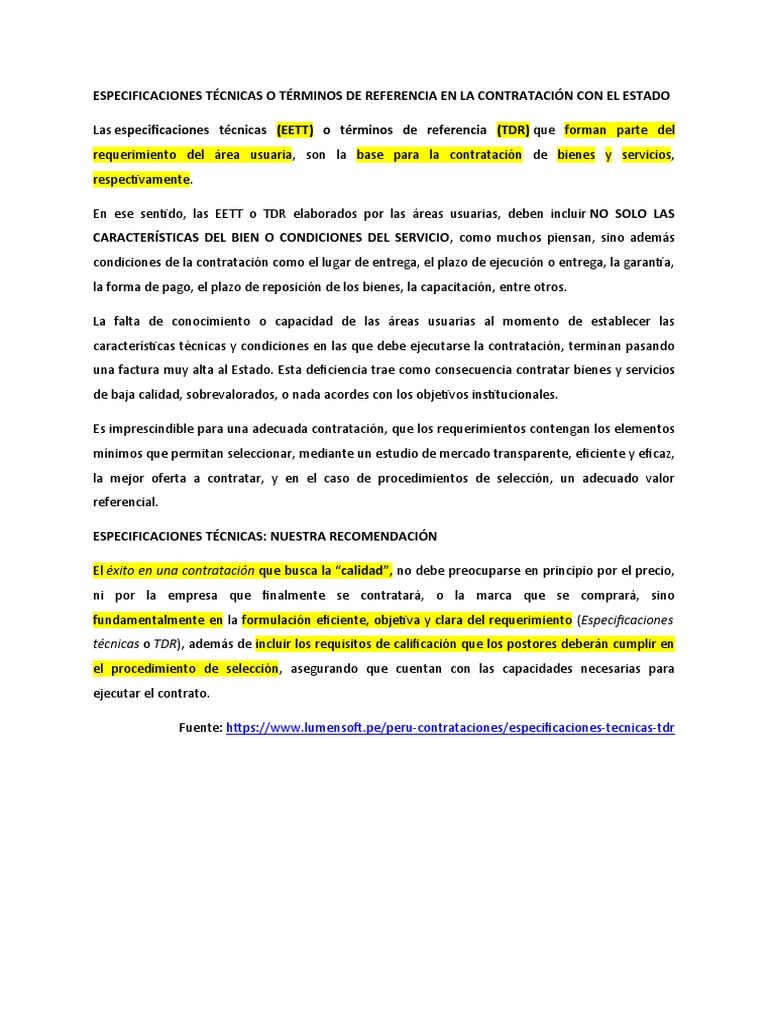 Qué Es Un TDR | PDF