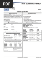 DTM Wash Primer Product Data Sheet | PDF | Paint | Galvanization