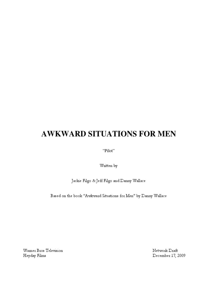 Awkward Situations For Men - 1x01 - Pilot - Jackie Filgo - Jeff Filgo ...