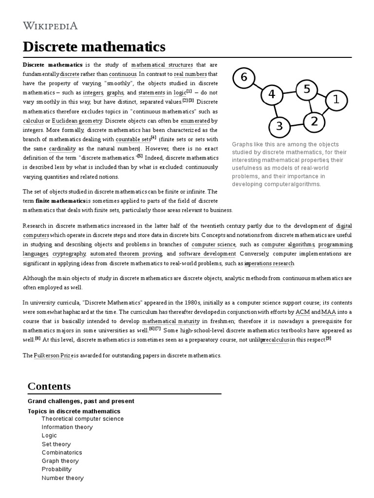 Discrete Mathematics | Download Free PDF | Discrete Mathematics ...